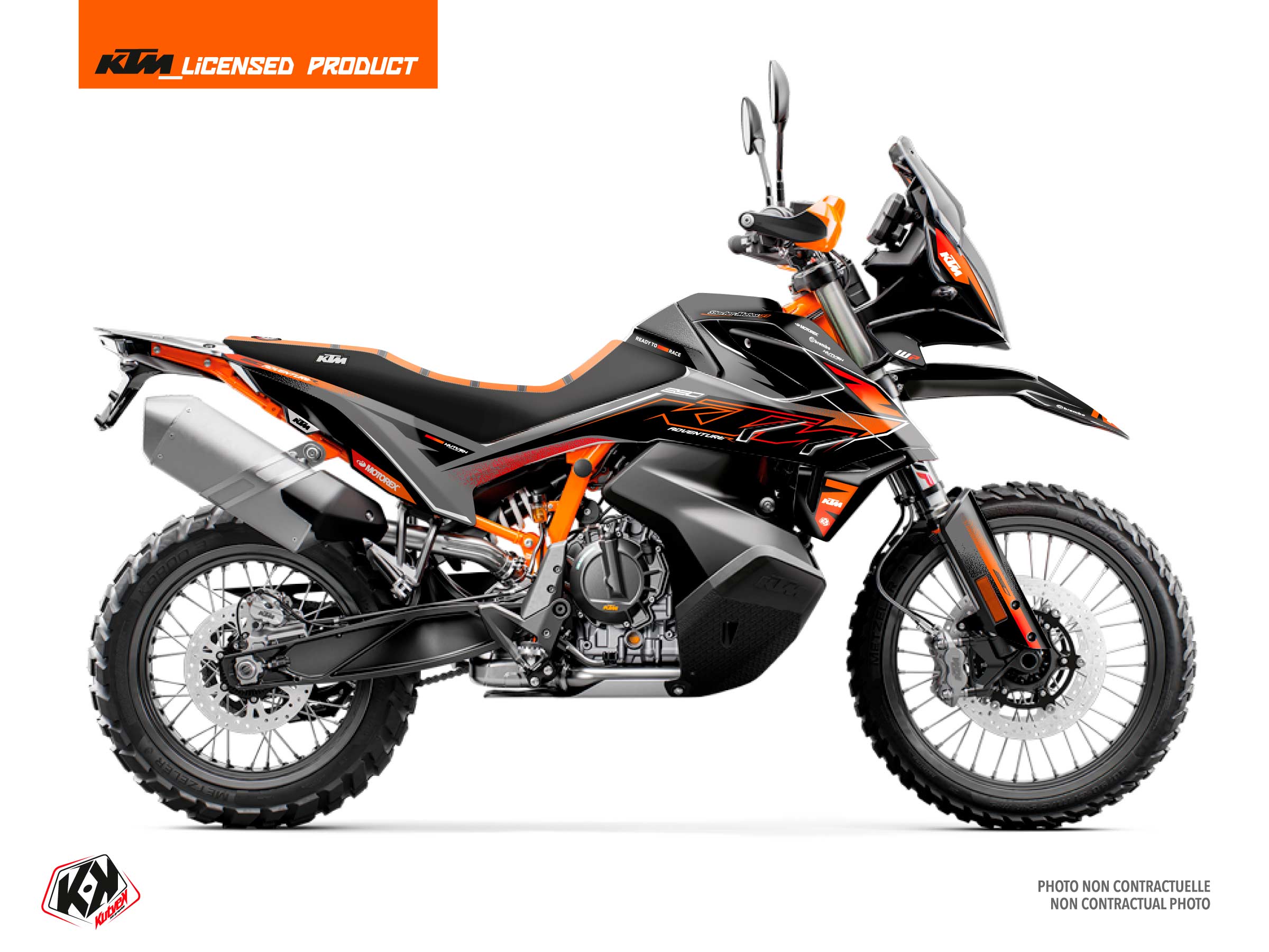 Graphic Kit Street Bike KTM 790 Adventure R - Kutvek Kit Graphik