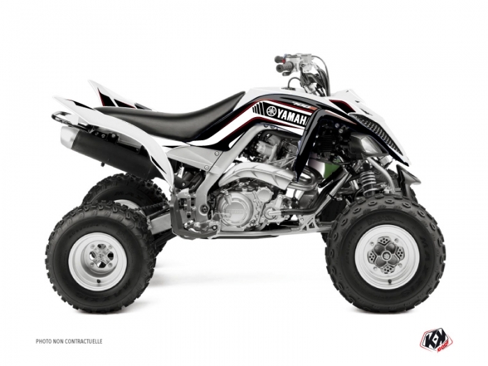 Yamaha 700 Raptor ATV Corporate Graphic Kit Black - Kutvek Kit Graphik