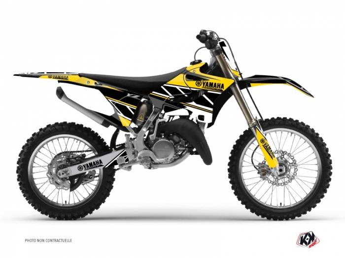 Yamaha 250 YZ Dirt Bike Replica Graphic Kit Yellow - Kutvek Kit Graphik