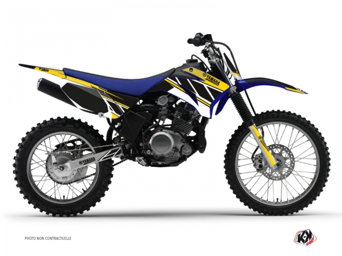 Yamaha TTR 90 Dirt Bike Replica Graphic Kit Yellow - Kutvek Kit Graphik