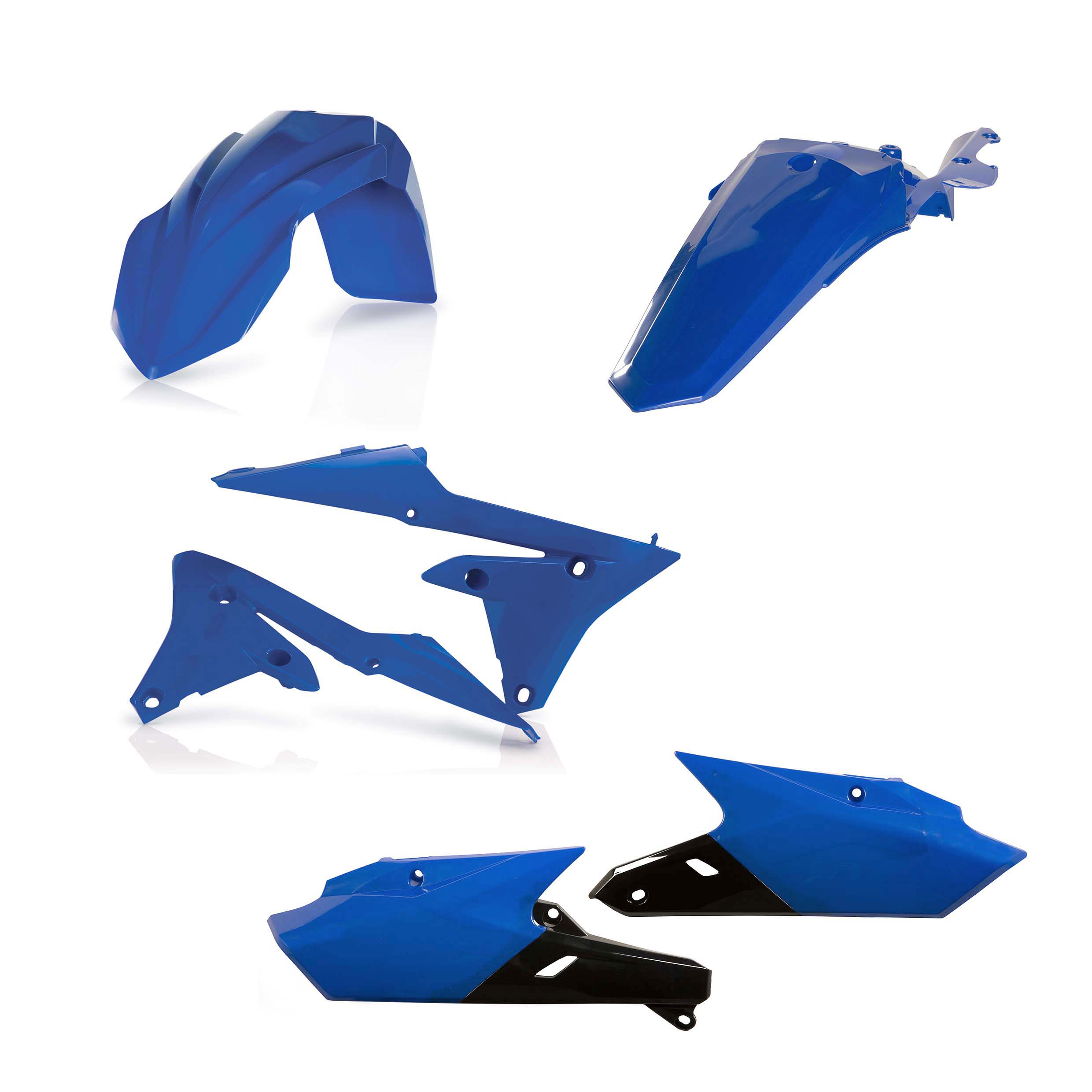 Plastics Kit ACERBIS Dirt Bike YAMAHA WRF 450 Blue 2018 - Kutvek Kit ...