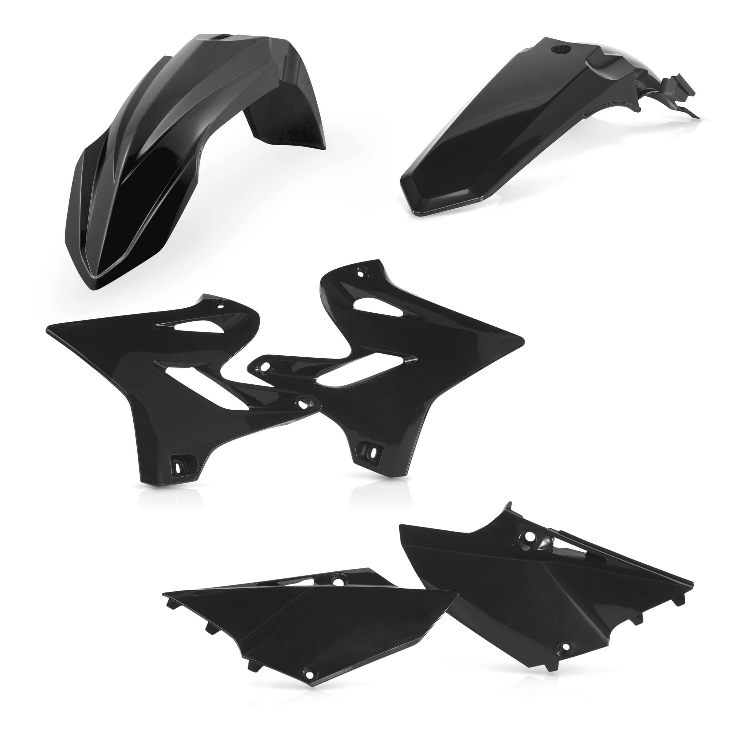 Plastics Kit ACERBIS Dirt Bike YAMAHA YZ 125 Black 2019 - Kutvek Kit ...