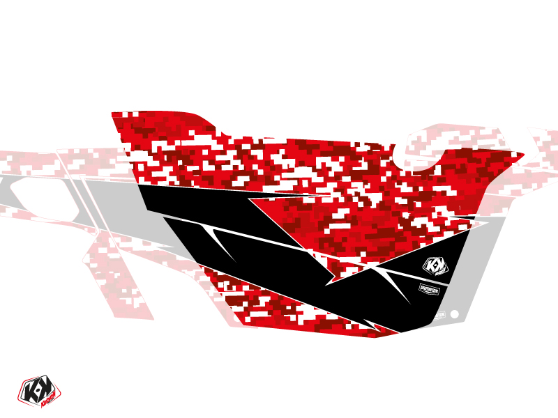 Graphic Kit Doors Cabine Defender Predator Can Am Commander 2011-2017 ...